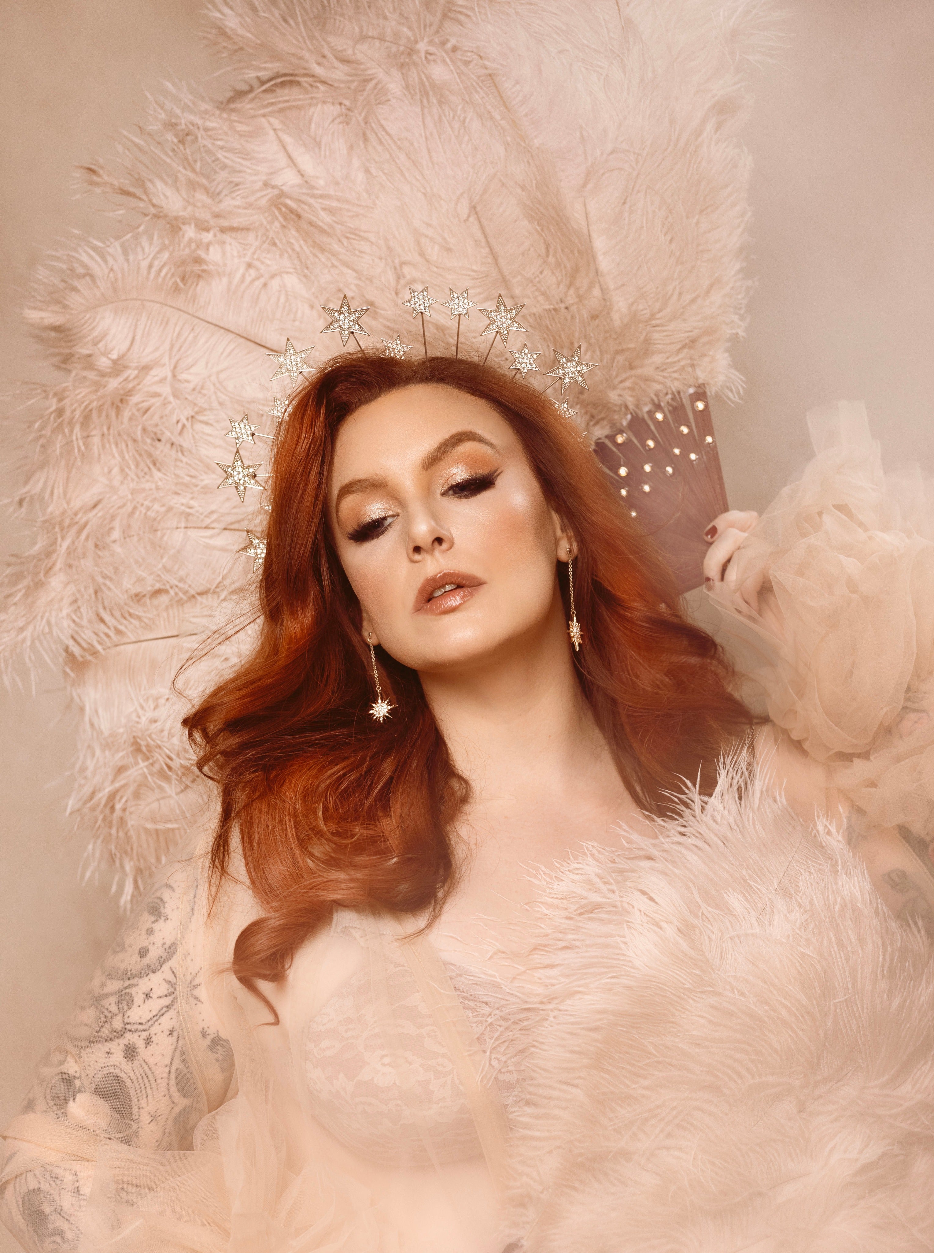 Feather Fan Pair – Kayla Douglas Artistry